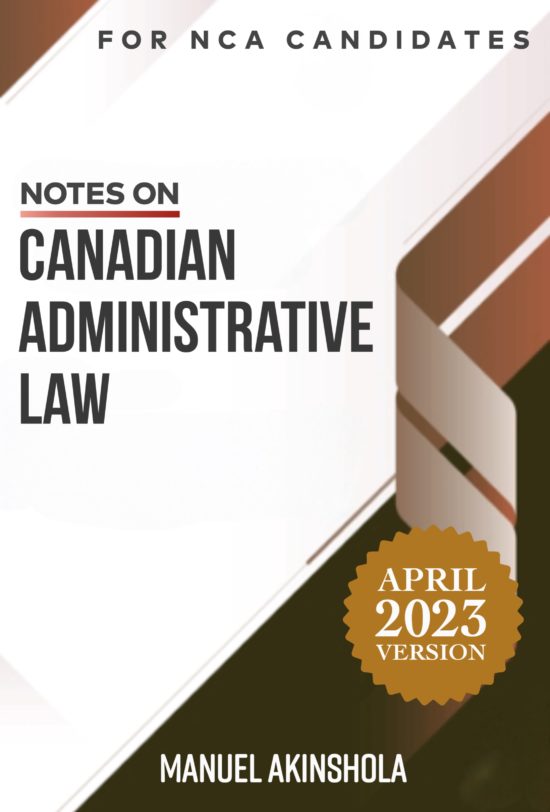 Administrative Law Notes | NCA Tutoring & Exam Prep.